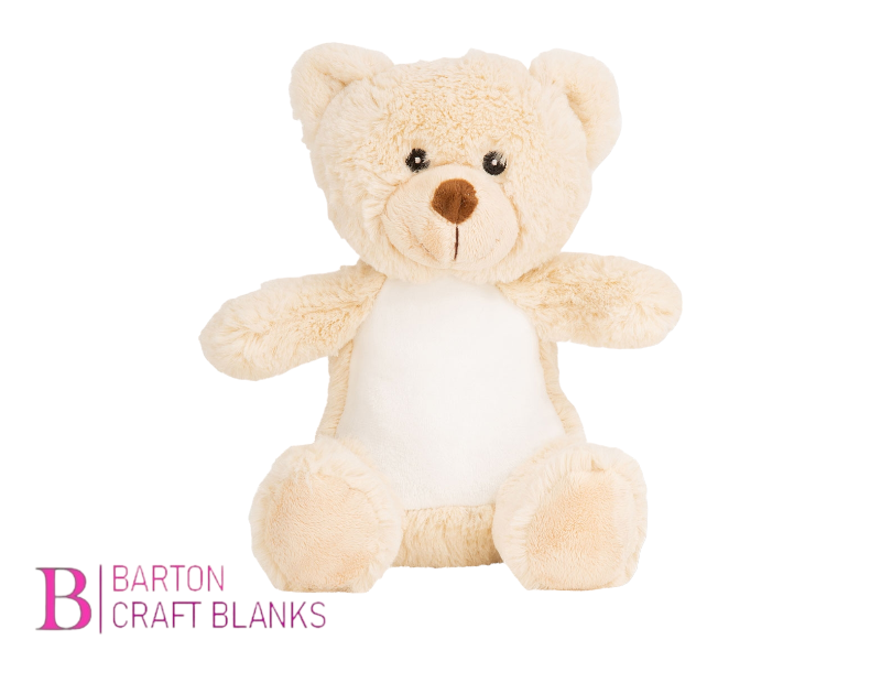 Mumbles Light Brown Teddy Bear – Barton Craft Blanks