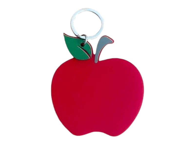 Apple Shaped Keyring – Barton Craft Blanks